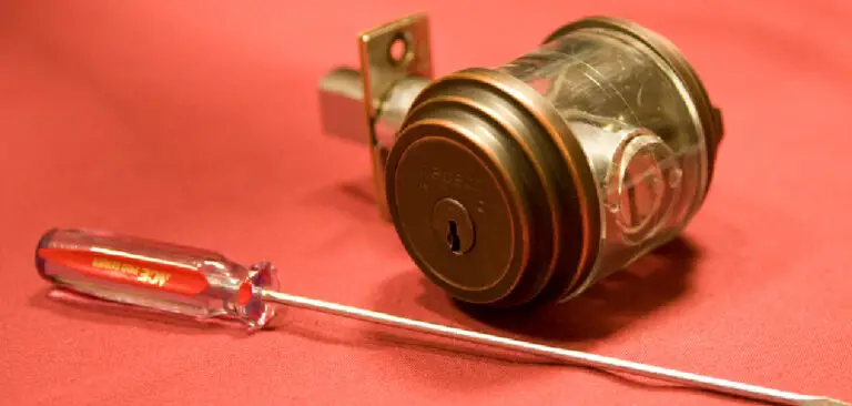 How to Open a Deadbolt Lock With A Screwdriver | 6 Easy Steps