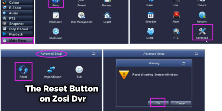 How to Reset Zosi Dvr to Factory Settings Without Password | (2025)