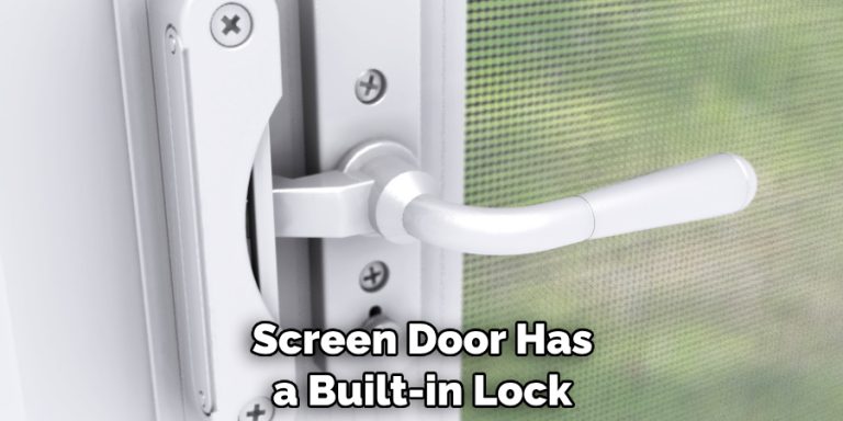 How to Lock Screen Door | (2025)